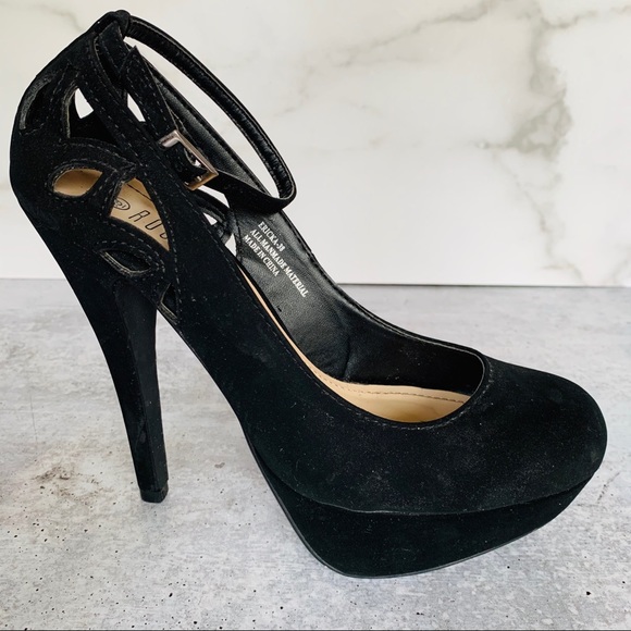 Rouge Helium | Shoes | Rouge Helium Ericka Platform Ankle Strap Heels 9 ...